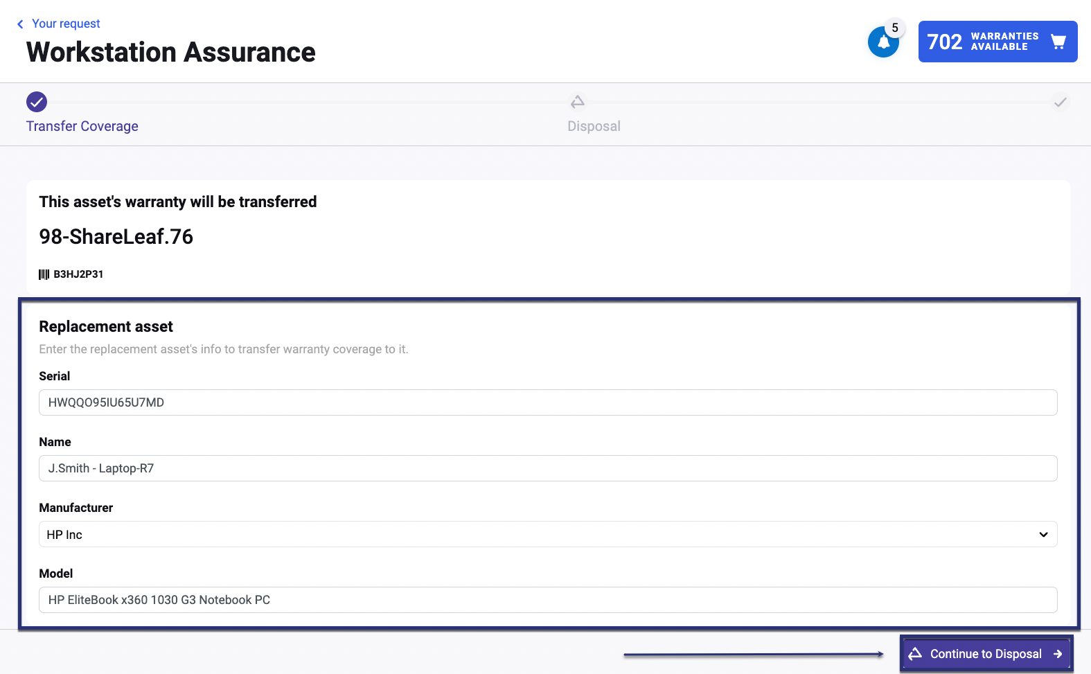 Transferring warranty coverage to a replacement workstation – Lifecycle ...