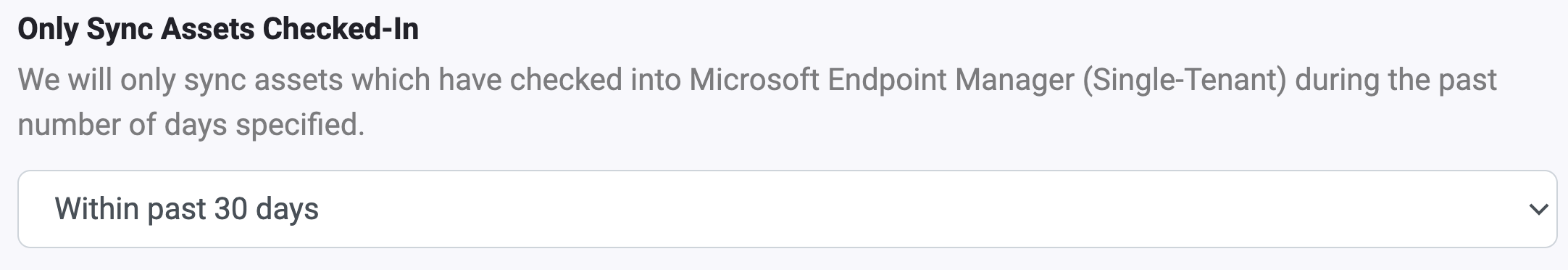 How to adjust your Microsoft Endpoint Manager - Single Tenant sync settings – Lifecycle Manager