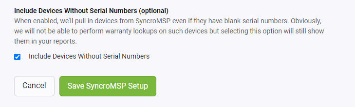 How to adjust your Syncro sync settings – Lifecycle Manager