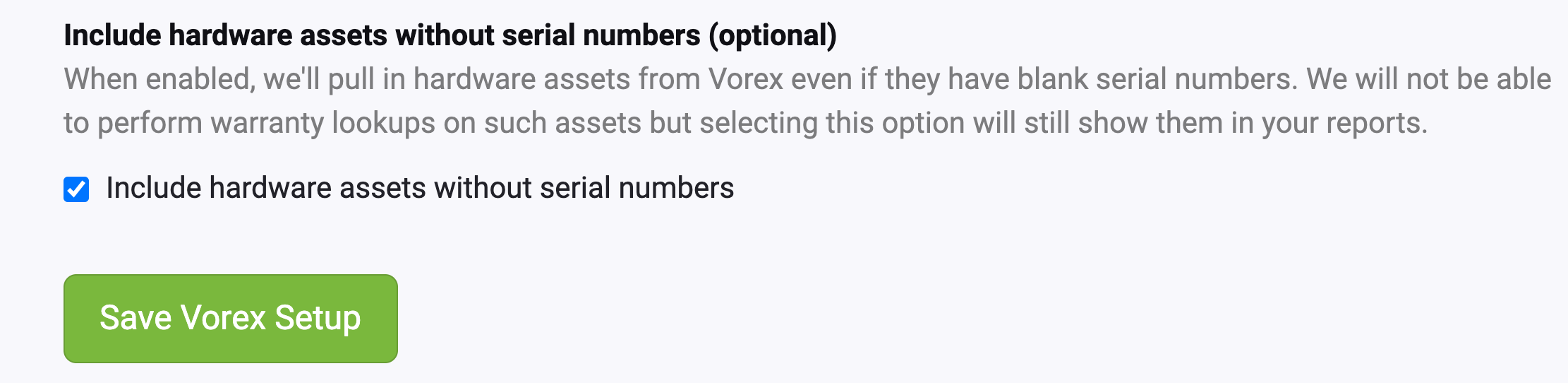 How to adjust your Vorex sync settings – Lifecycle Manager How to adjust your Vorex sync settings – Lifecycle Manager