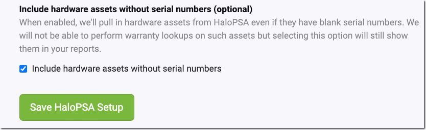How to adjust your Halo PSA sync settings – Lifecycle Manager