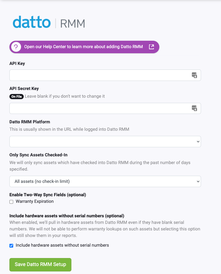 Datto RMM integration instructions – Lifecycle Manager