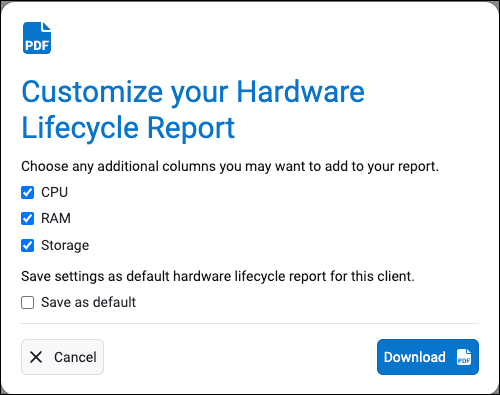 Where to adjust scheduled reports – Lifecycle Manager Where to adjust scheduled reports – Lifecycle Manager